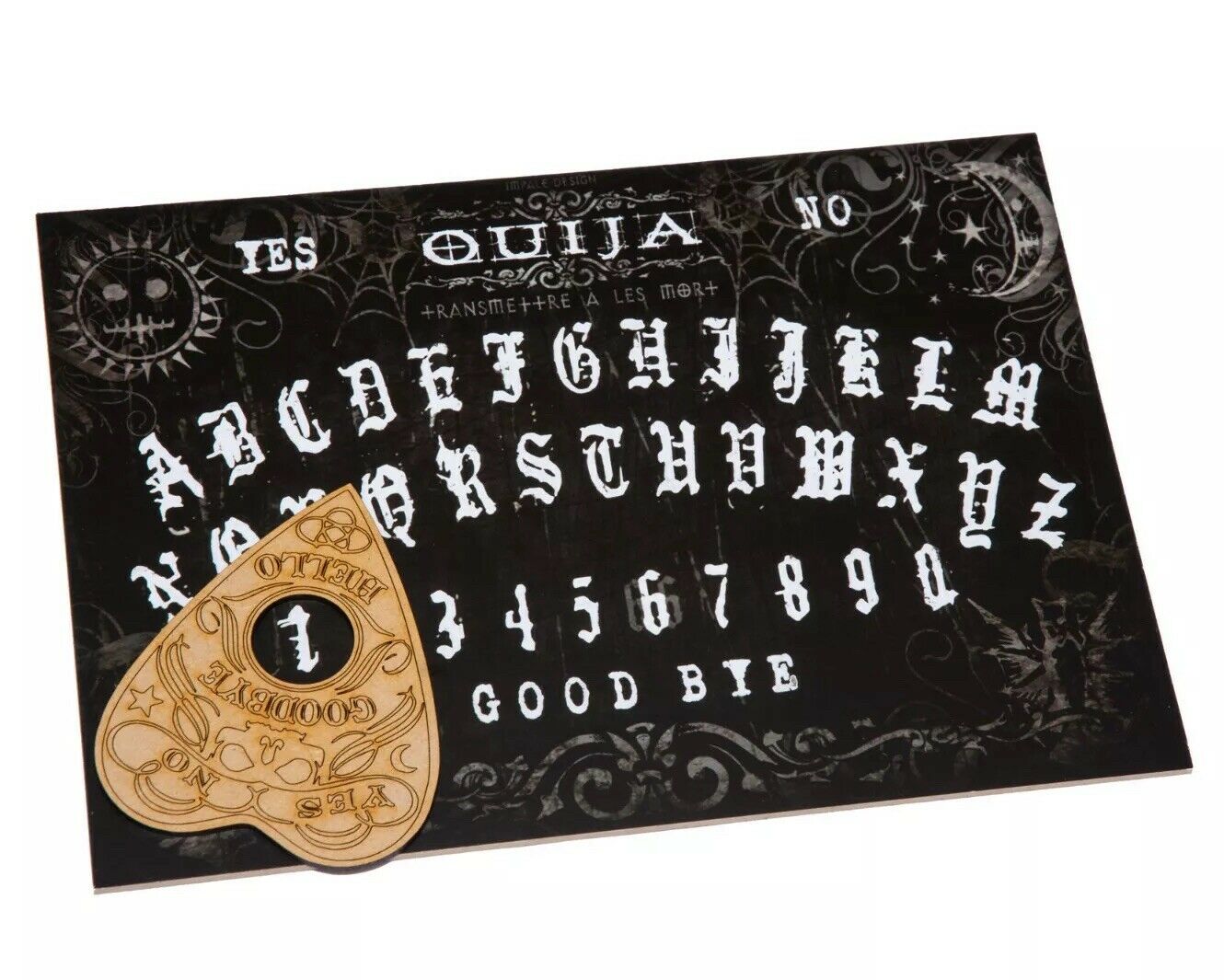 Ouija Board Game Set with Planchette and Instructions